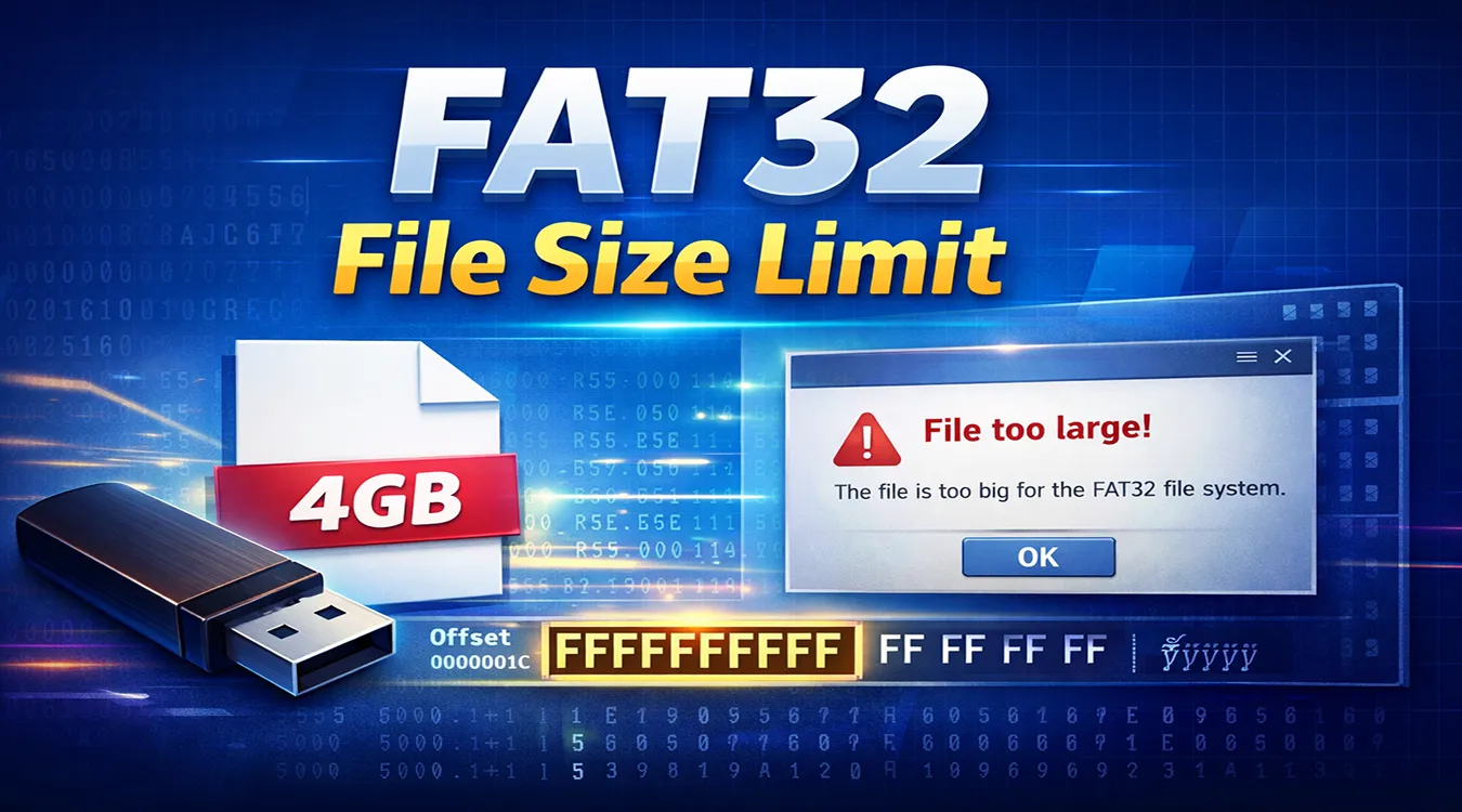 FAT32 File Size Limit and System Limitations | Amagicsoft