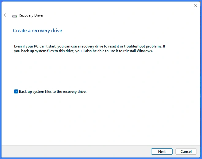 USB Recovery for Windows 10: Create Recovery USB | Amagicsoft